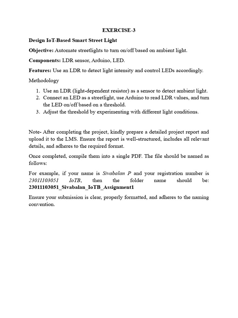 IoT Smart Street Light Design Guide | PDF
