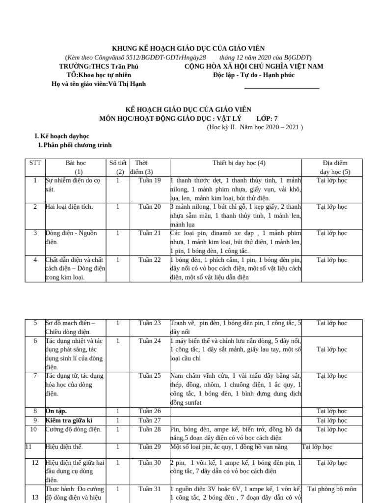 KHDH Ly 7 | PDF