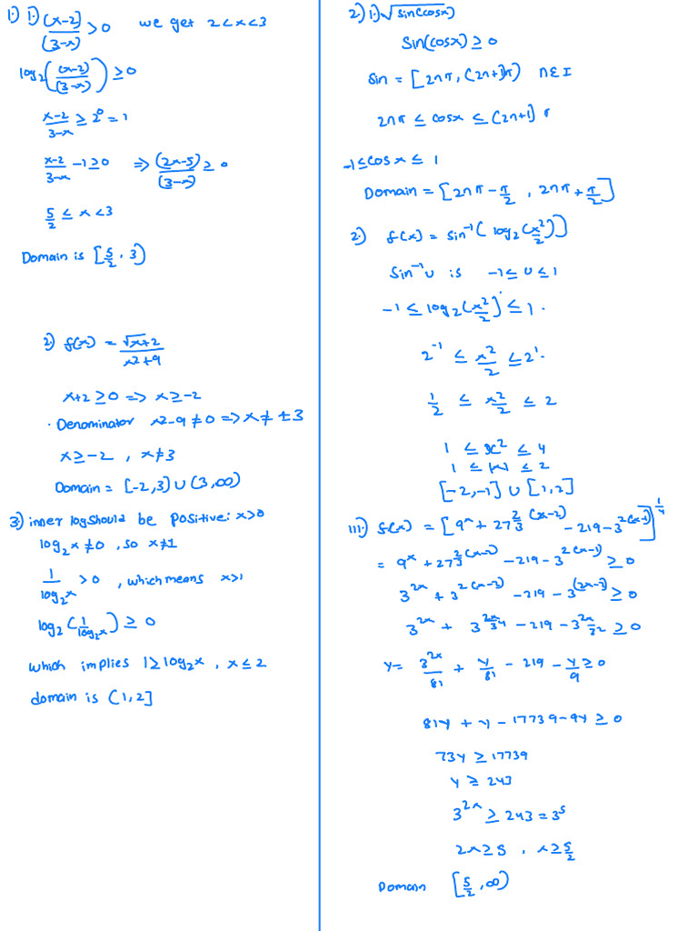 Maths Practice Sheet-1 | PDF