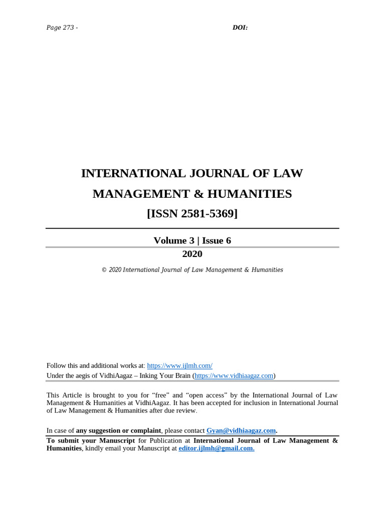 The Plausibility of Dying Declaration Under The Indian Evidence Act As ...