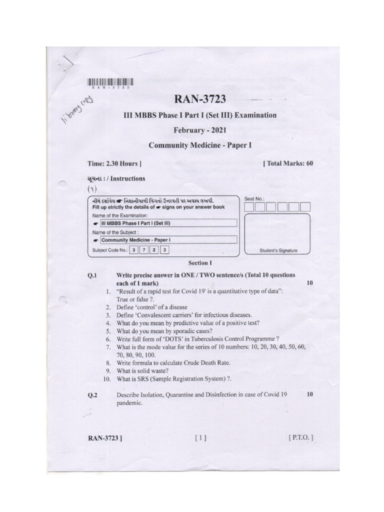 2021 PSM Paper Vnsgu | PDF