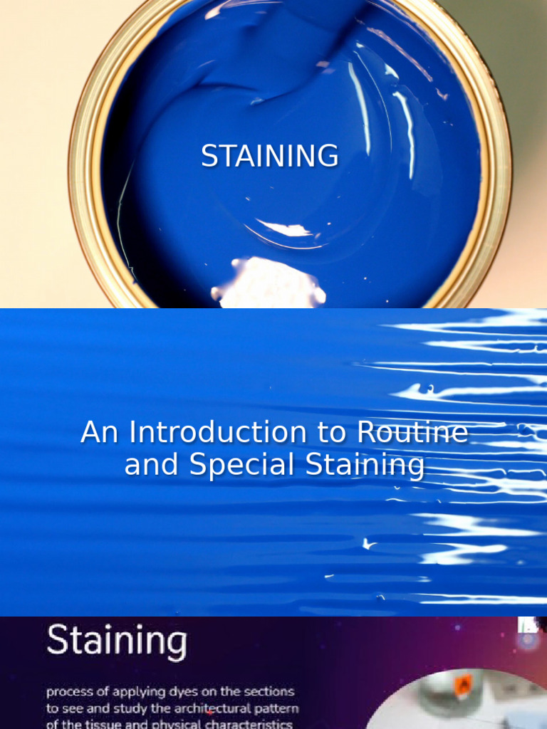 Histopath Staining (1) | PDF | Staining | Histopathology