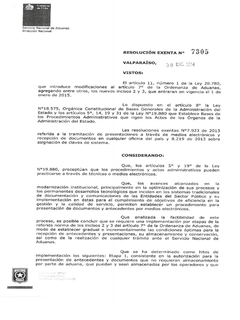Resolucion 7305 | PDF