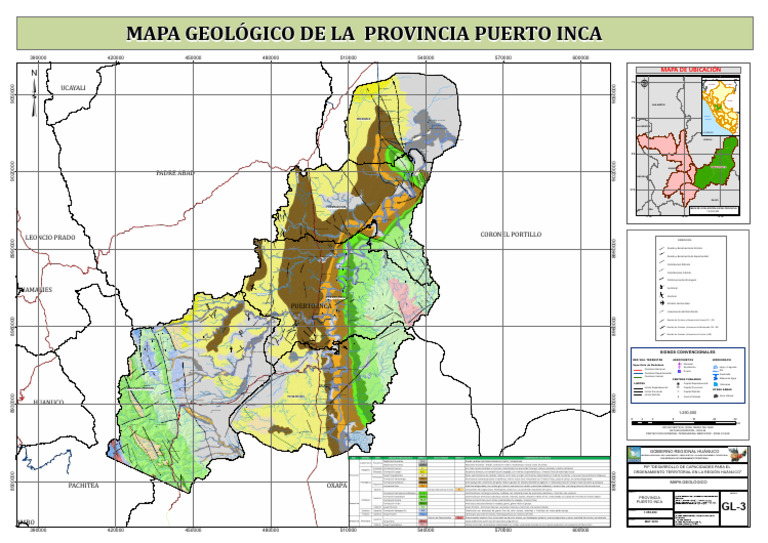 Mapa Geológico de Puerto Inca | PDF