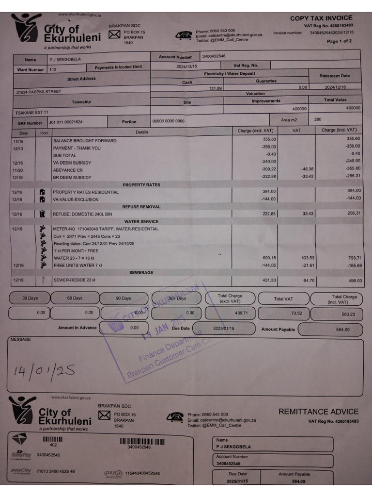 Proof of Residence | PDF