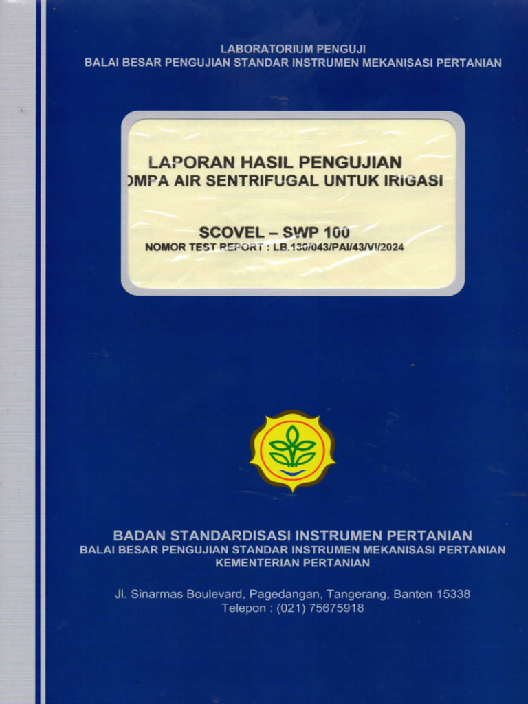 Test Report SWP 100 | PDF