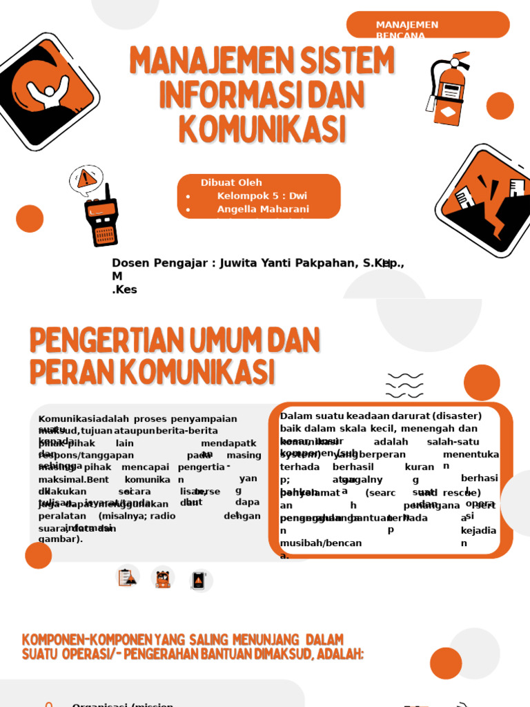 Manajemen Sistem Informasi Dan Komunikasi | PDF