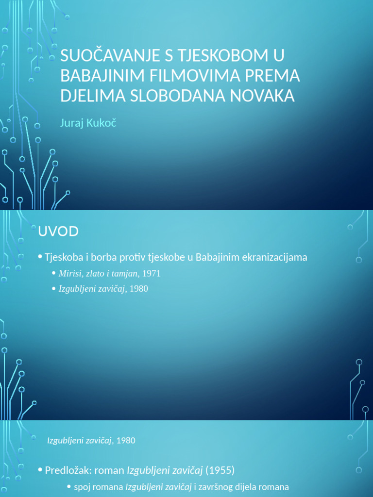 Slobodan Novak - Izlaganje Kraće | PDF