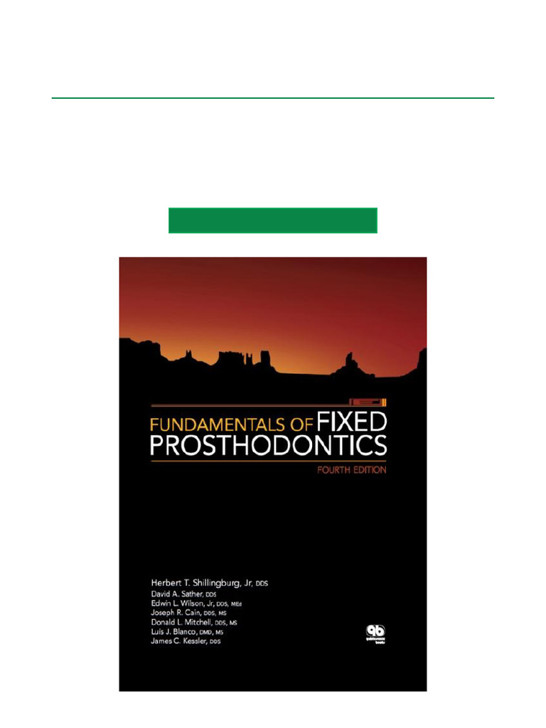 Download Fundamentals of Fixed Prosthodontics | PDF | Dental Implant ...