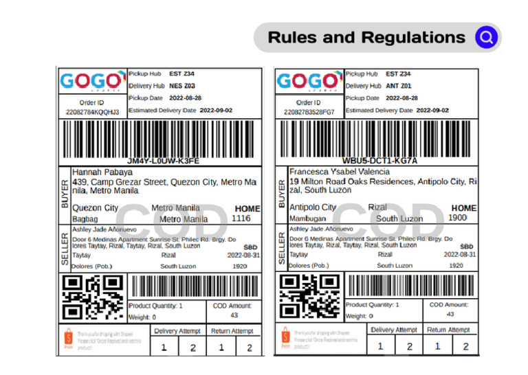 Waybill - PDF S 1 | PDF