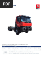 Ficha Tecnica Iveco Trakker 380T41H 6x4 | PDF | Eje | Inyección de combustible