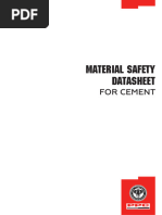 Cement Opc MSDS | PDF | Cement | Dermatitis