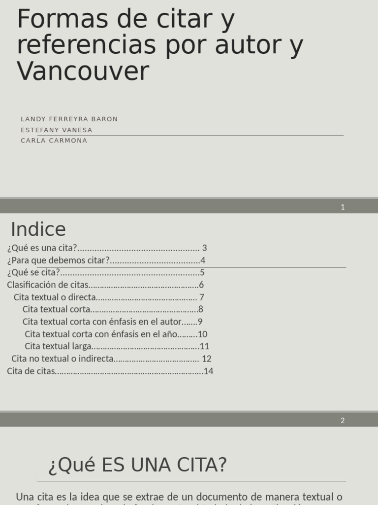 Formas de Citar y Referencias Por Autor y | PDF | Comillas