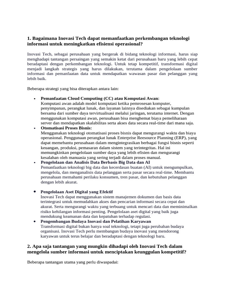 Jawaban Diskusi 1 | PDF