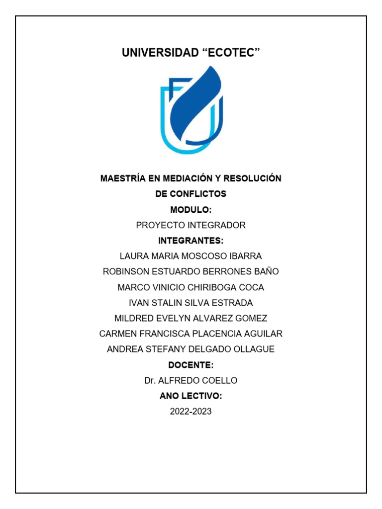 CASO 3 Gabrielabuso Compañera | PDF | Castigos | Mediación