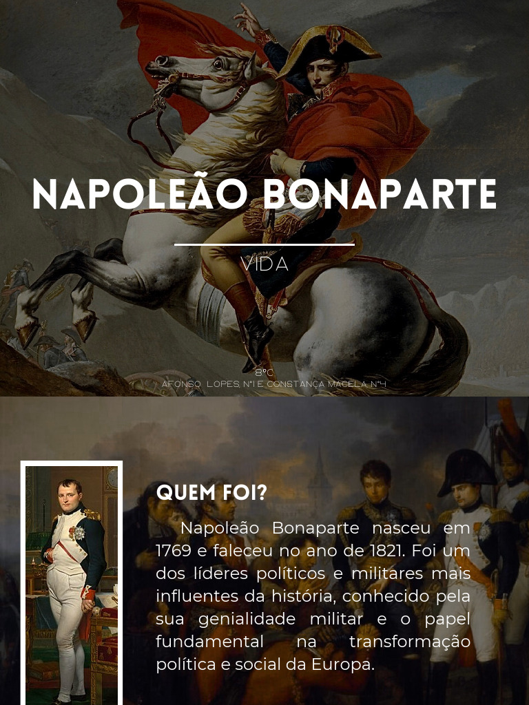 Vida E Legado De Napoleão Bonaparte Pdf Napoleão Primeiro Império
