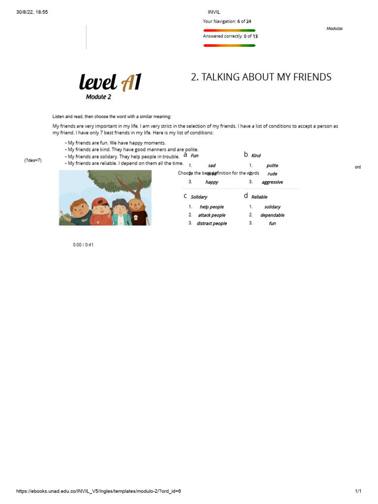 Module 2: Talking About Friends | PDF
