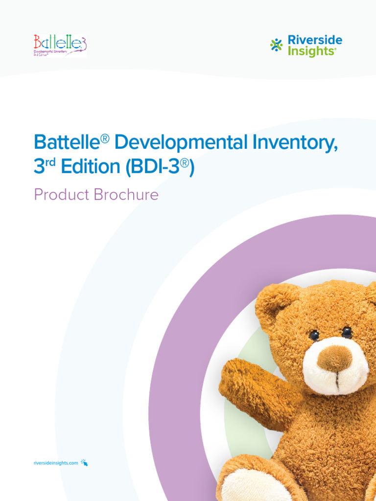 BDI 3 Brochure - Final Version - 2022 | PDF | Individualized Education Program | Psychology
