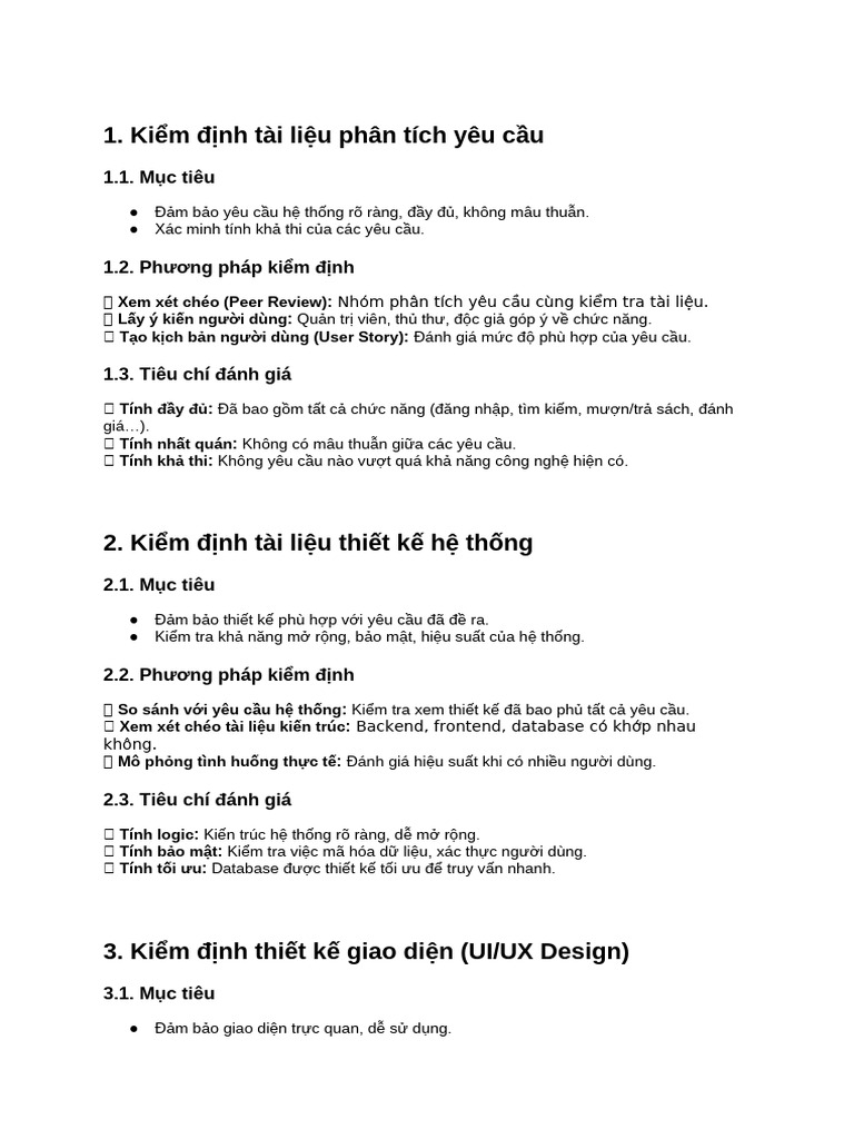 kiểm định chất lượng tài liệu pttk | PDF