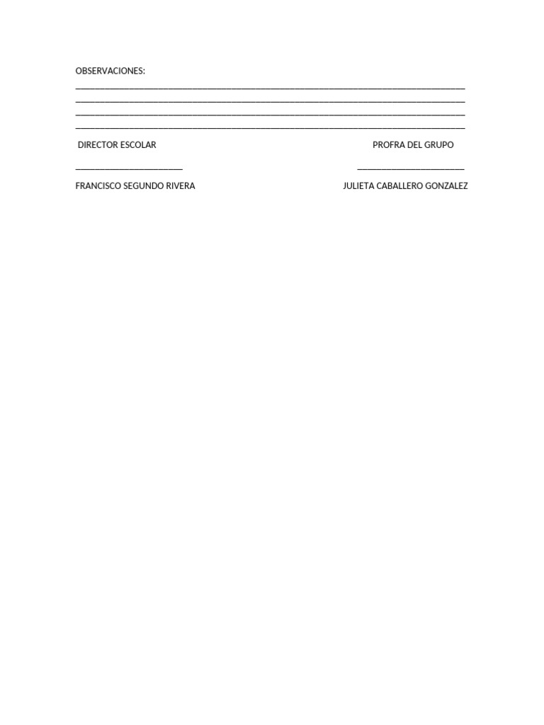 Hoja de Firmas | PDF