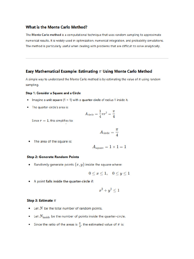 Random Numbers Lecture | PDF