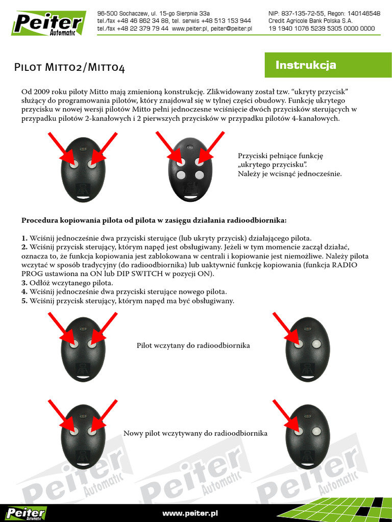 Pilot - Mitto 2 | PDF