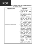 1.5 Historical Analysis of Pigafetta's Account of Magellan's Arrival in The Philippines - GEC ...