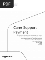 Scottish Power Hardship Application Form Sigma Connected Support | PDF | Pension | Debt