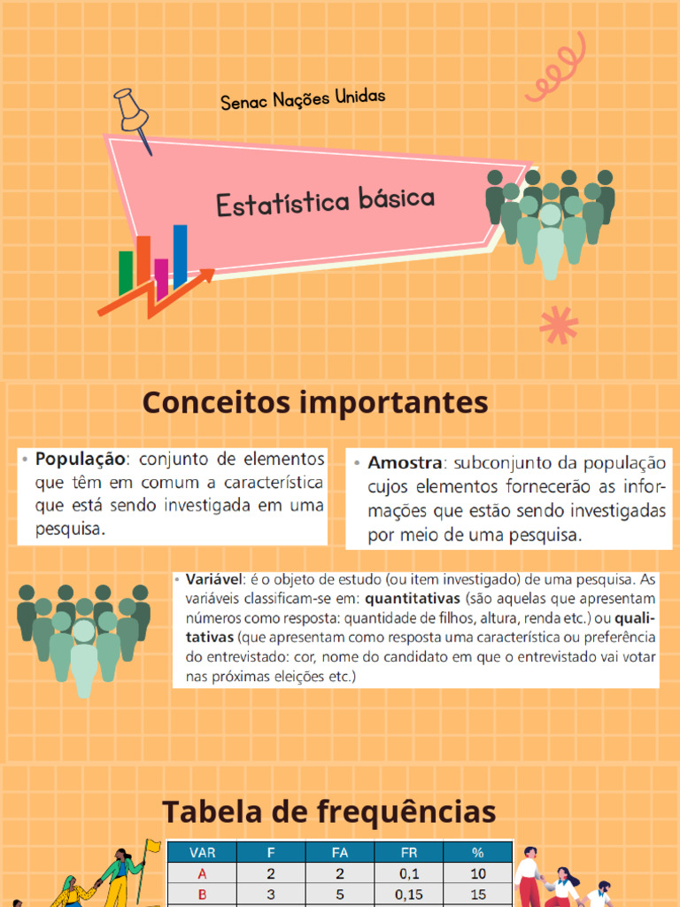 Aula 2 - Estatística básica 2 | PDF