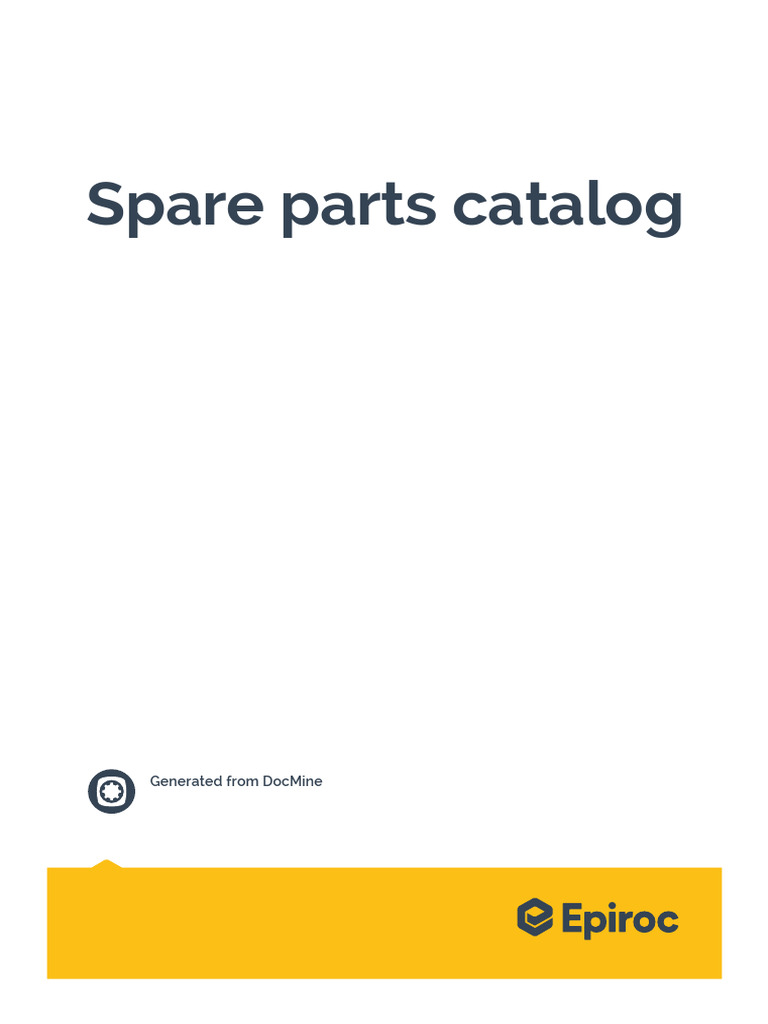 Boomer S2 Spare Parts Catalog | PDF | Valve | Machines