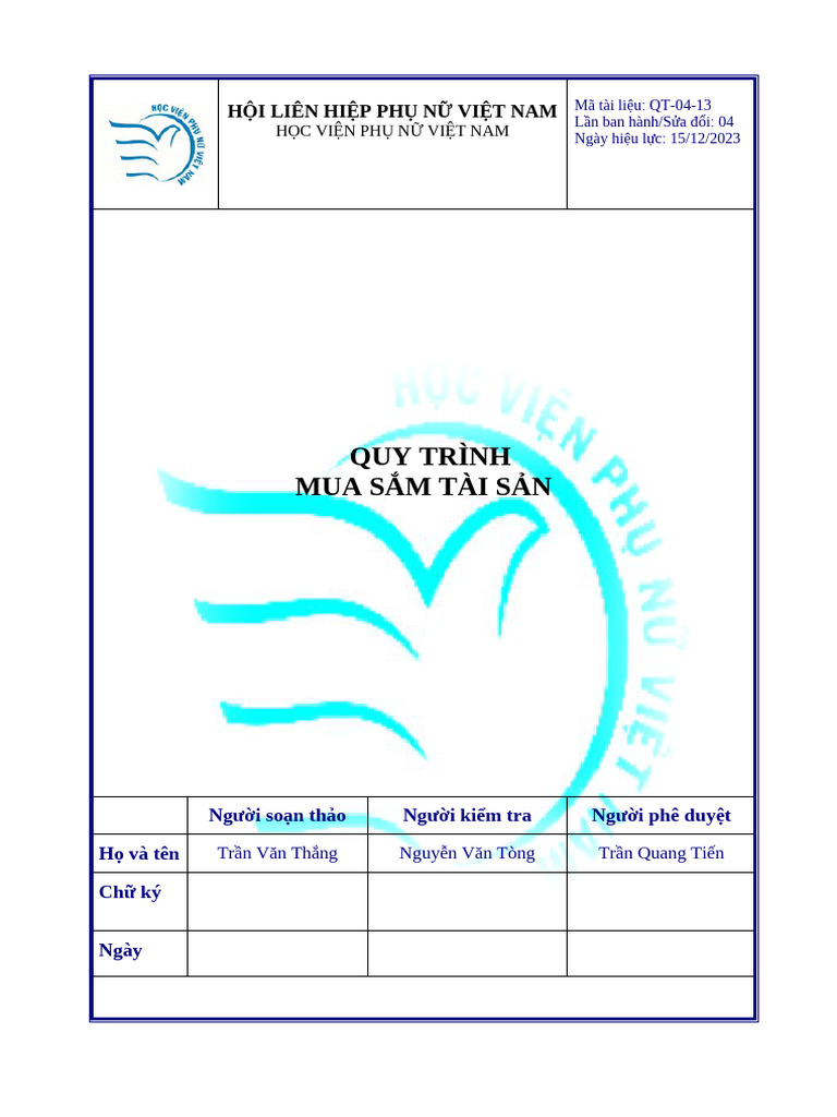 QT-04-13 - QT MuaSamTaiSan. TCHC | PDF