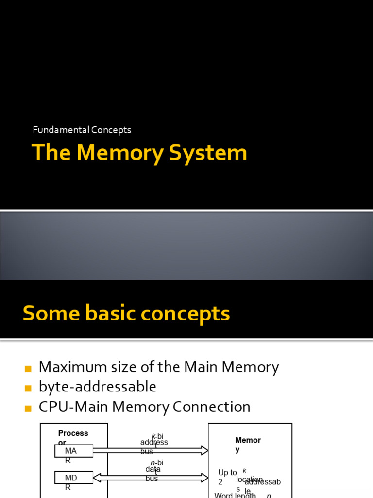 Memory Systems-Module 3 | PDF | Computer Data Storage | Cpu Cache