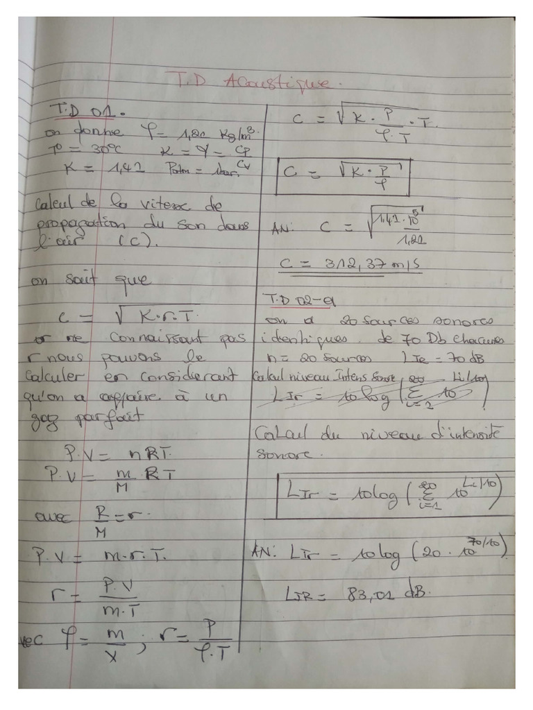 Acoustique | PDF