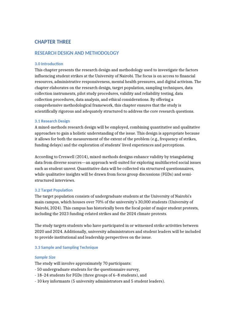 Research Project Sample Notes 3 | PDF | Methodology | Validity (Statistics)