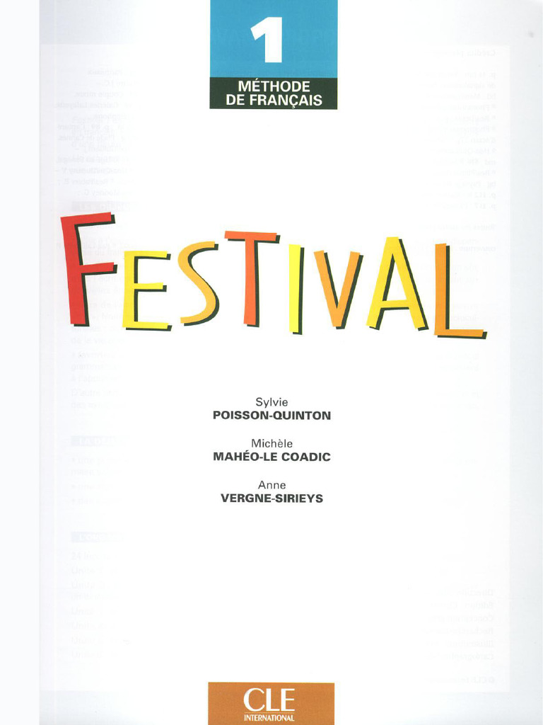 Festival 1 SGK | PDF