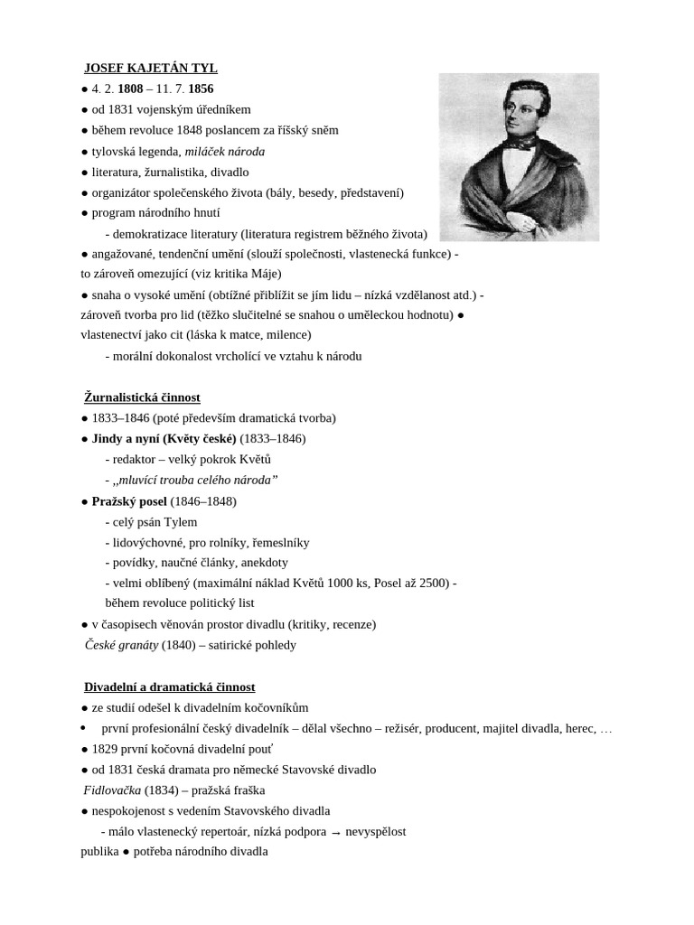 J. K. Tyl | PDF