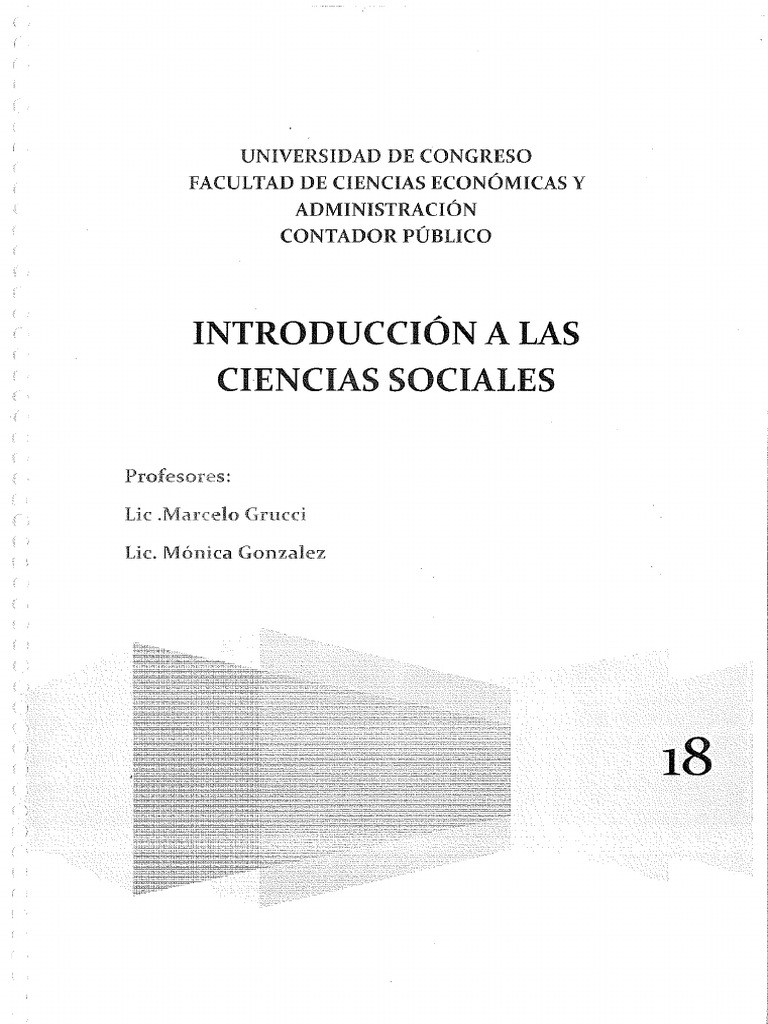 Introduccion Cuadernillo Cs Ss | PDF