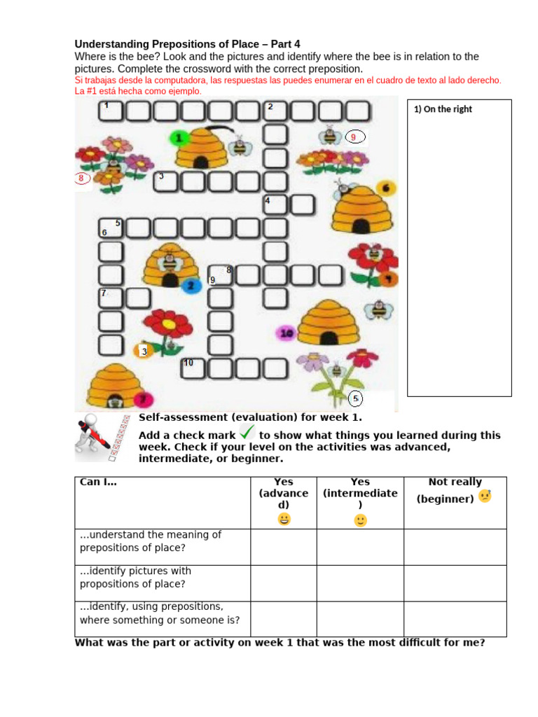 Understanding Prepositions of Place - Part 4 | PDF | Linguistics