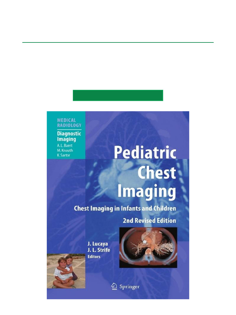 Pediatric Chest Imaging Download Guide | PDF | Medical Ultrasound | Lung