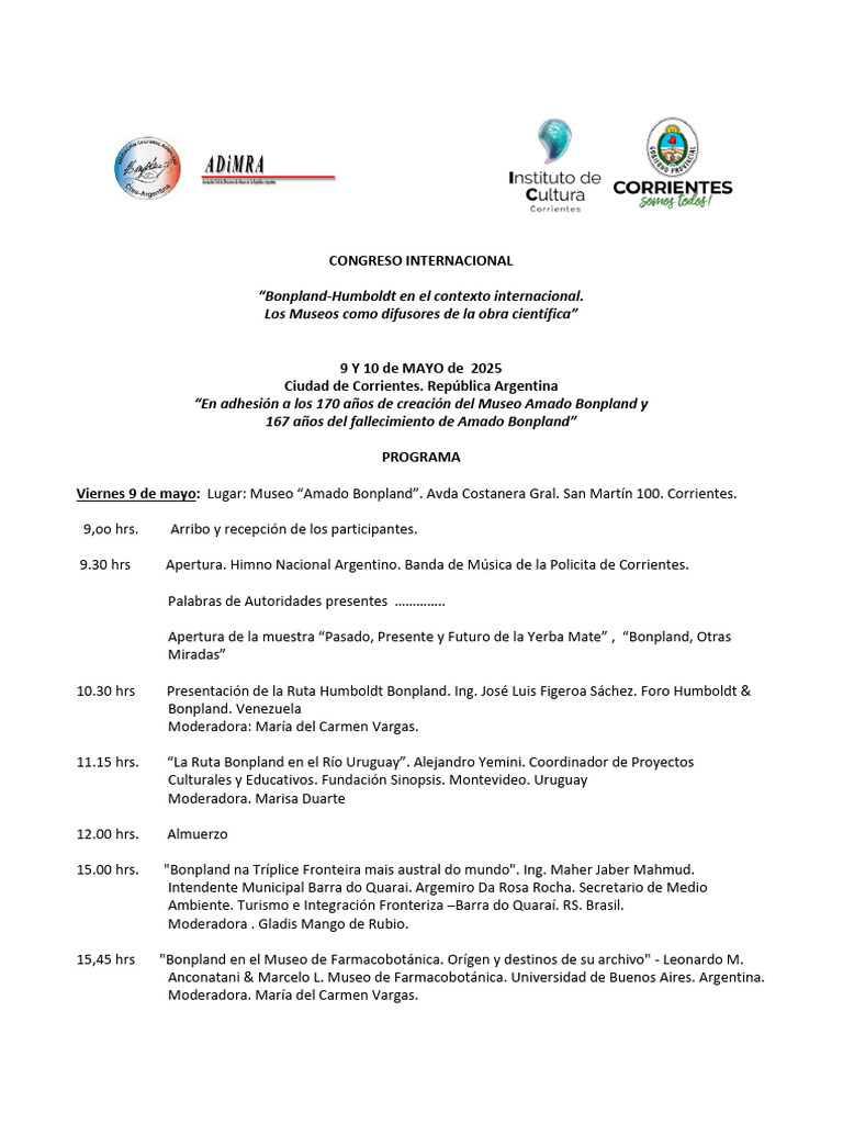 Programa Congreso | PDF