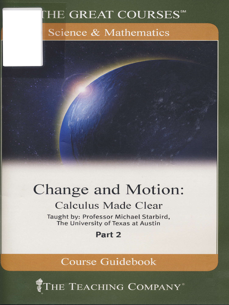 Calculus Made Clear, 1st Edition - Guidebook 2 | PDF | Integral | Calculus