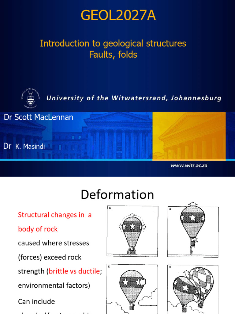 Introduction To Geological Structures - SAM | PDF | Fault (Geology ...