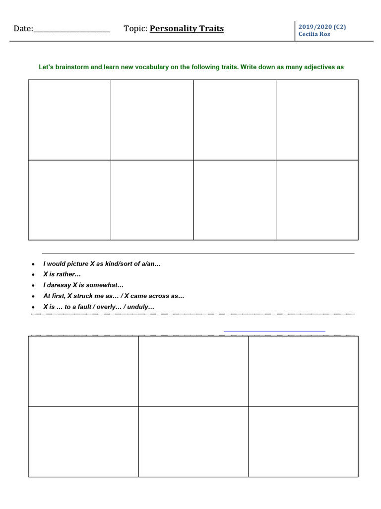C2 Character Words Vocab Listening Phrasal Verbs | PDF | Extraversion ...