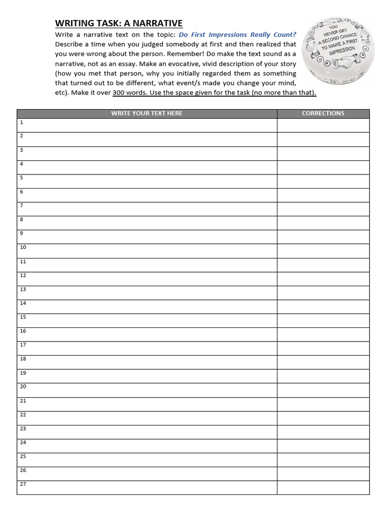 c2 Narrative Text Task | PDF