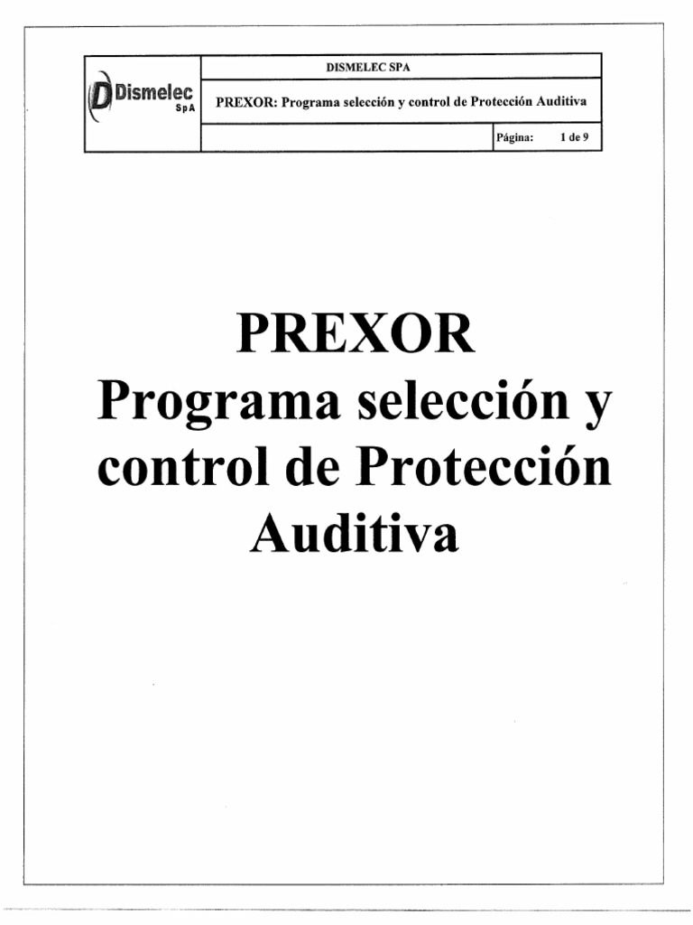 Programa Prexor Firmado | PDF