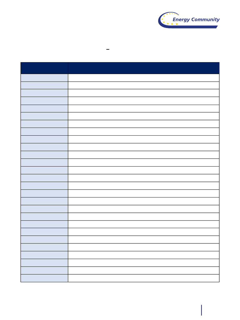 List of Abbreviations - Electricity Integration Package | PDF | Energy ...