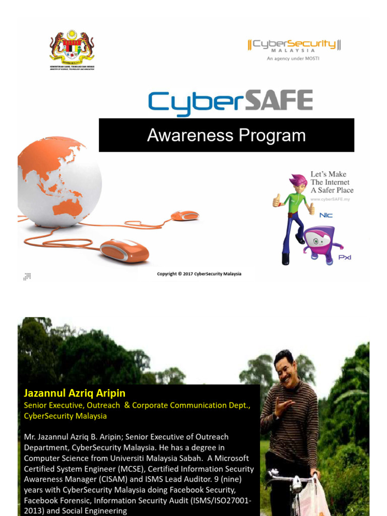 Awareness - Seminat Keselamatan ICT JKNT | PDF | Security | Computer ...