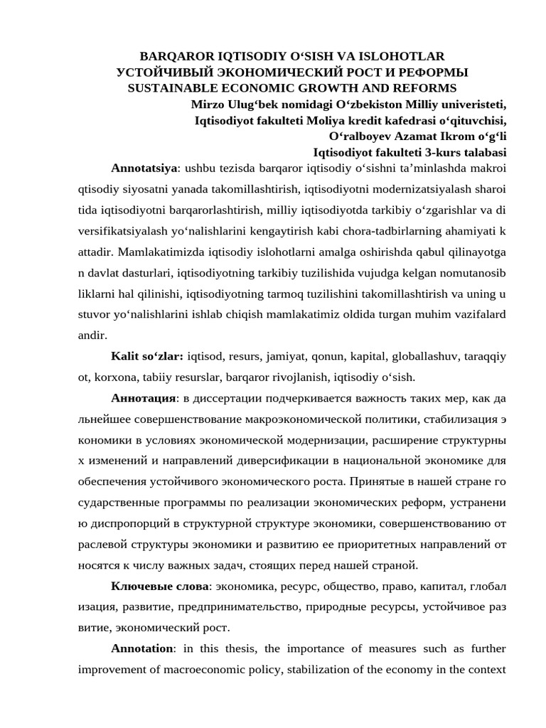 DQB Tezis Azamat | PDF