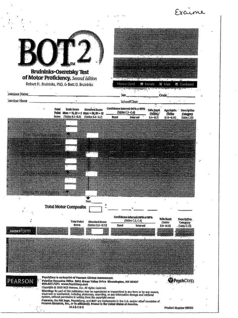 BOT2 Evaluation | PDF