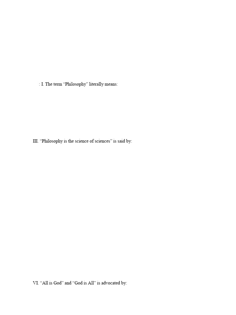 Class 11 Philosophy Model Paper | PDF | Rationalism | Plato